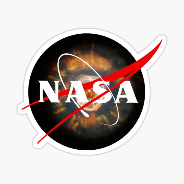 "Nasa Meatball Logo - Hubble Space Edition" Sticker by MarcoD | Redbubble