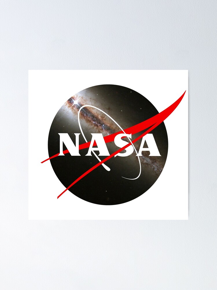 "Nasa Meatball Logo - Hubble Space Edition" Poster by MarcoD | Redbubble