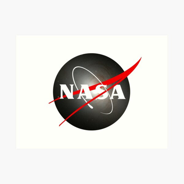 "Nasa Meatball Logo - Hubble Space Edition" Art Print by MarcoD | Redbubble