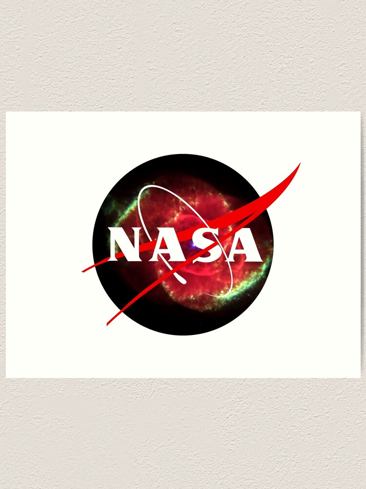 "Nasa Meatball Logo - Hubble Space Edition" Art Print for Sale by ...