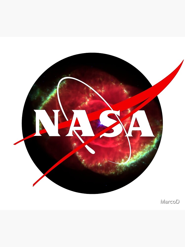 "Nasa Meatball Logo - Hubble Space Edition" Art Print by MarcoD | Redbubble