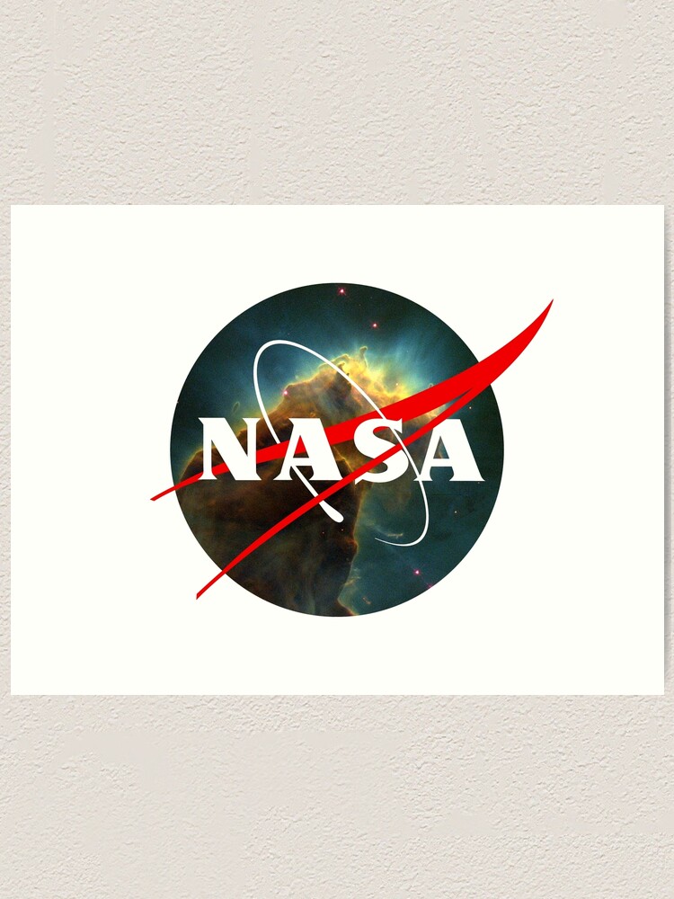 "Nasa Meatball Logo - Hubble Space Edition" Art Print by MarcoD | Redbubble