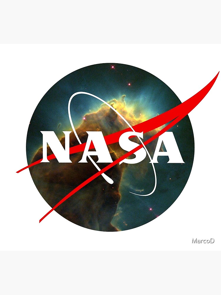 "Nasa Meatball Logo - Hubble Space Edition" Art Print by MarcoD | Redbubble