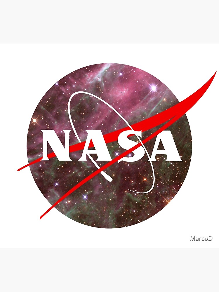 "Nasa Meatball Logo - Hubble Space Edition" Poster by MarcoD | Redbubble