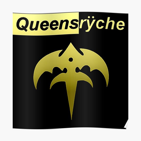 "queensryche bandrock metal logo" Poster for Sale by kthrynspcrr ...