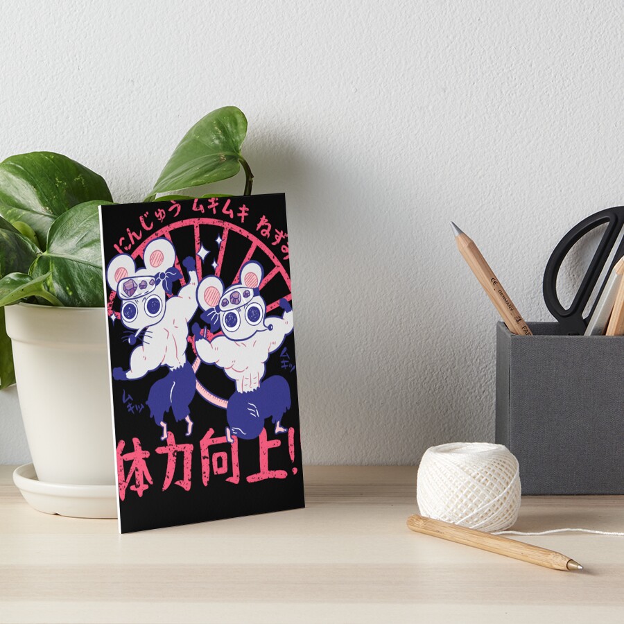 "Tengen Uzui Ninju Mice - Kimetsu No Yaiba Classic T-Shirt" Art Board ...