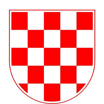 "Croatian Checkerboard, Croatia, Coat of Arms" Essential T-Shirt for ...