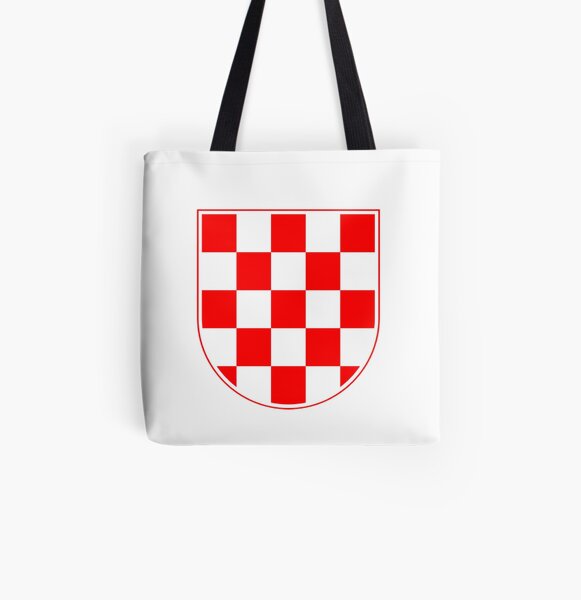 "Croatian Checkerboard, Croatia, Coat of Arms" Tote Bag for Sale by ...