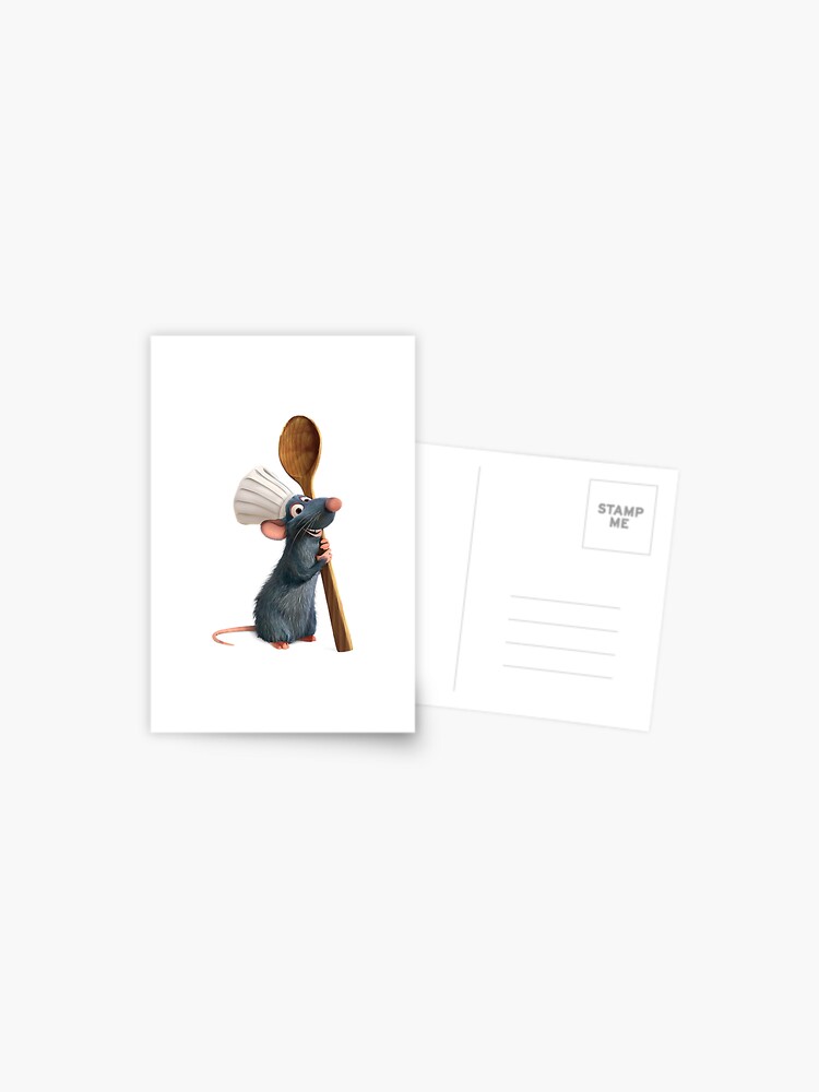 "Ratatouille Chef Remy with Spoon" Postcard for Sale by AidanNemarluk ...