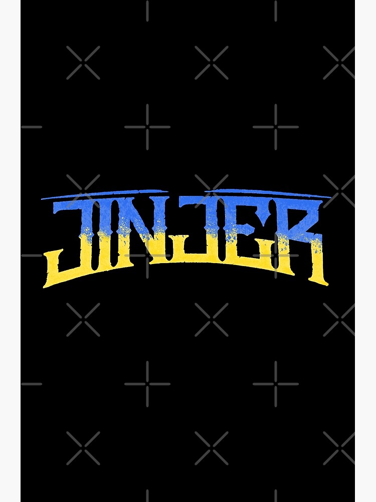 "Jinjer Ukraine Logo" Poster by ashleydrawscore | Redbubble