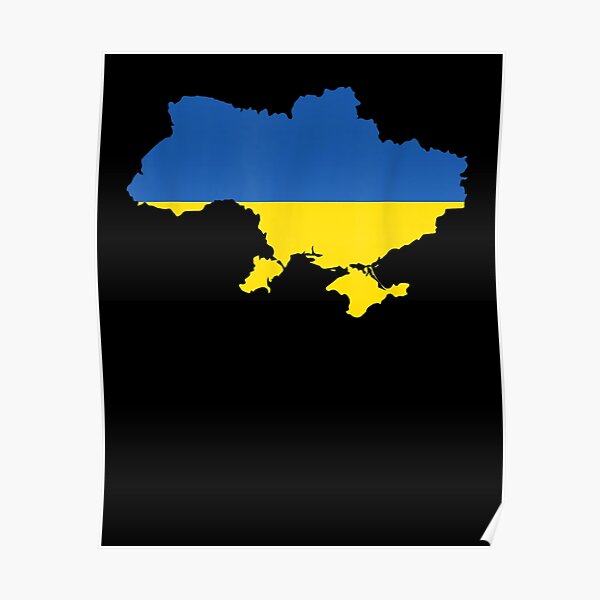 "Ukrainian Flag Vintage Heritage" Poster for Sale by MundayLee | Redbubble