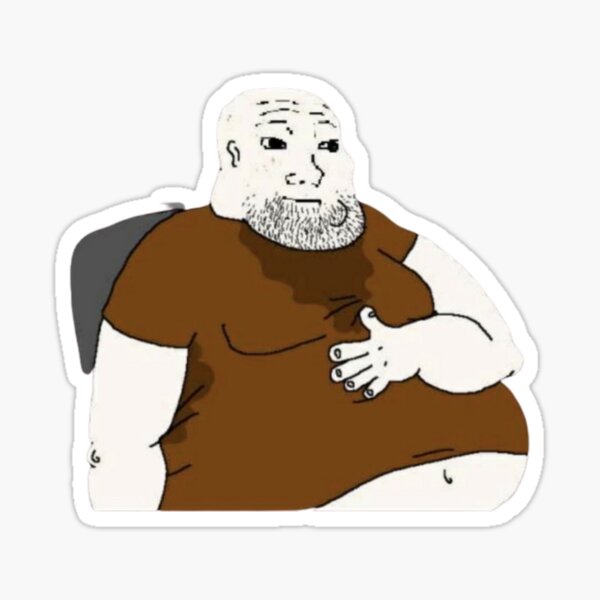 "Fatsoyjak" Sticker by purplepinkdrgn | Redbubble