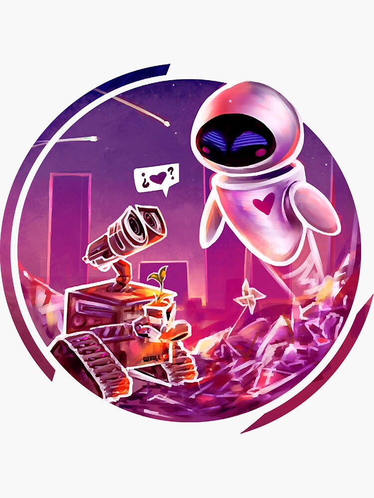 "Wall-e " Sticker for Sale by JorjaAngwin | Redbubble