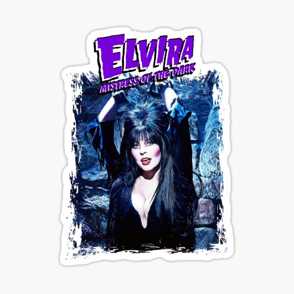 "Elvira Mistress of the Dark" Sticker by CineSeries21 | Redbubble