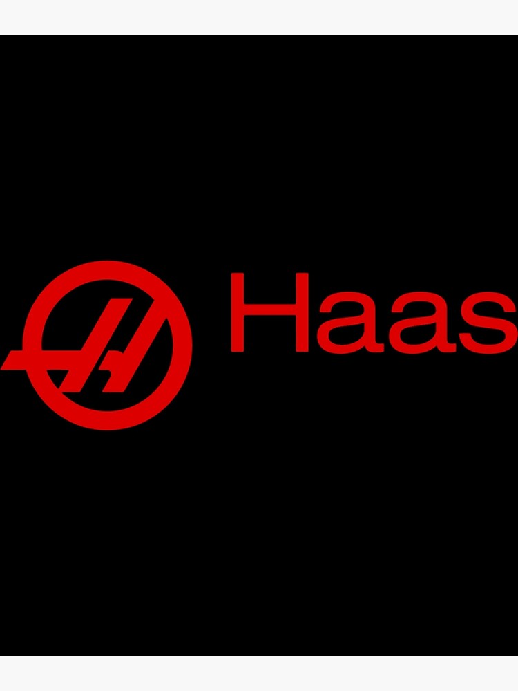 "Haas Formula 1 Team Sticker" Poster for Sale by jamesisabel | Redbubble