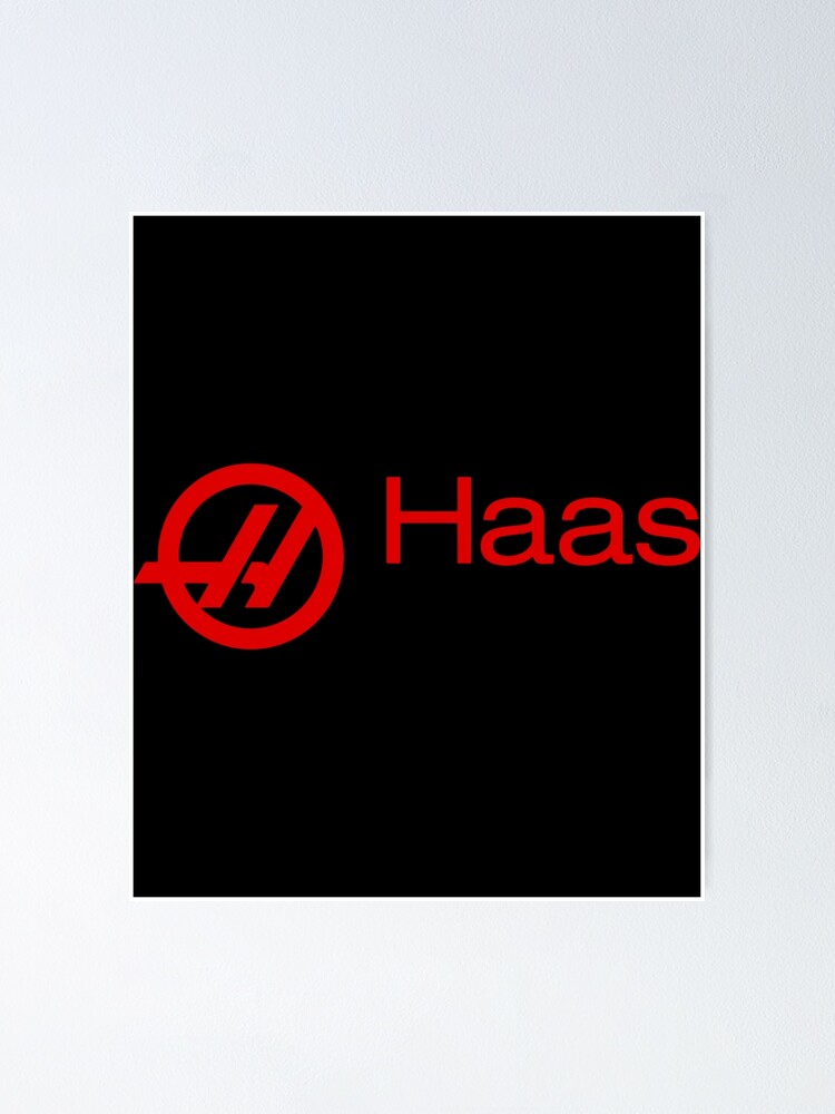 "Haas Formula 1 Team Sticker" Poster for Sale by jamesisabel | Redbubble