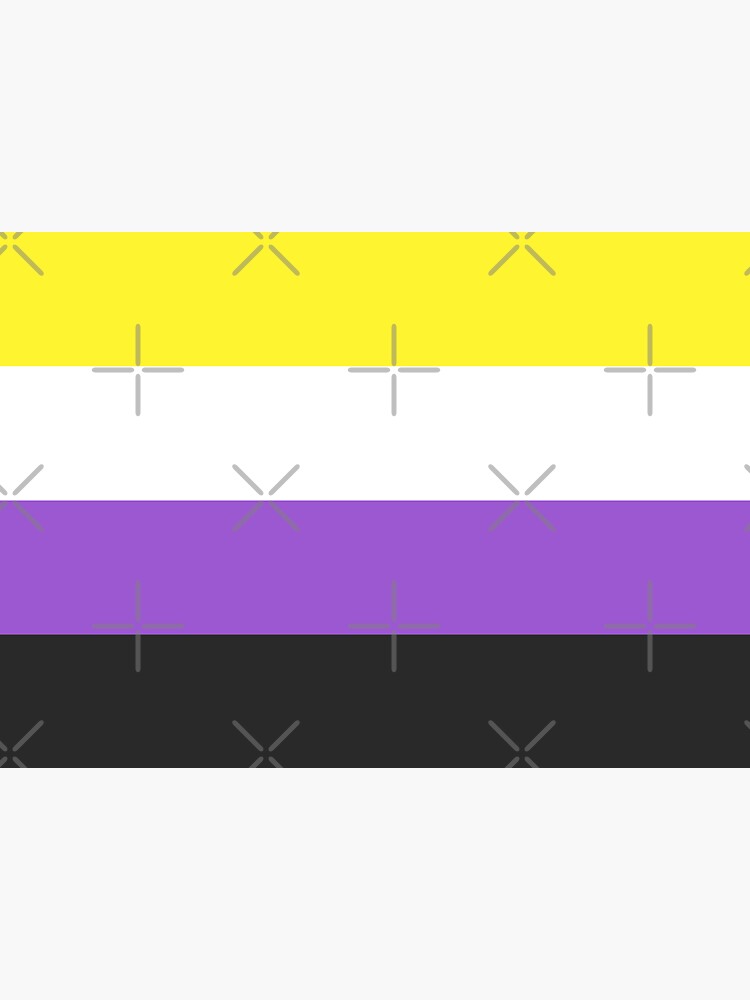 Non Binary Pride Flag Sticker For Sale By Olivks Redbubble