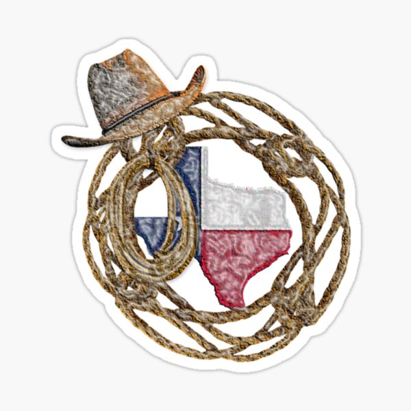 "Texas Rodeo" Sticker for Sale by MosesT-Shirts | Redbubble