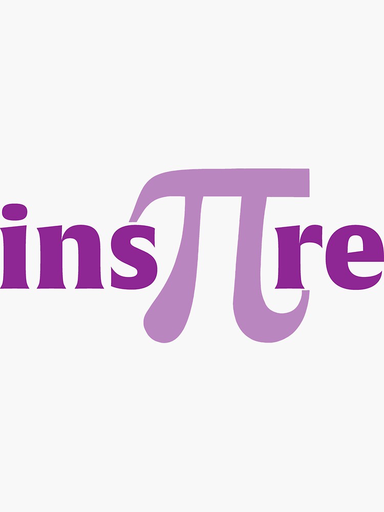 "Math Inspire Pi 3.14 shirt" Sticker for Sale by bestdesign4u | Redbubble