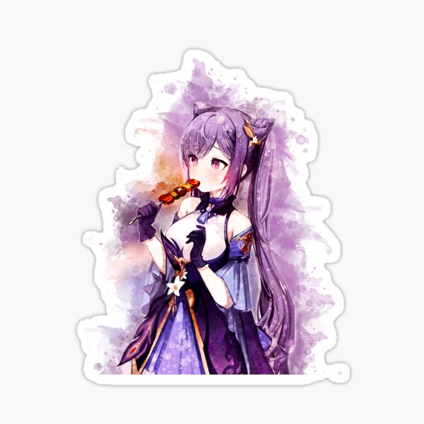 "Keqing Genshin Impact" Sticker by Heidytiara | Redbubble