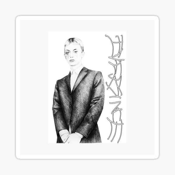 "bladee eversince albm" Sticker by porterrra | Redbubble