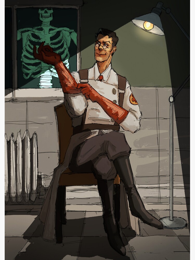 "TF2 - Medic" Sticker for Sale by Lileiv | Redbubble