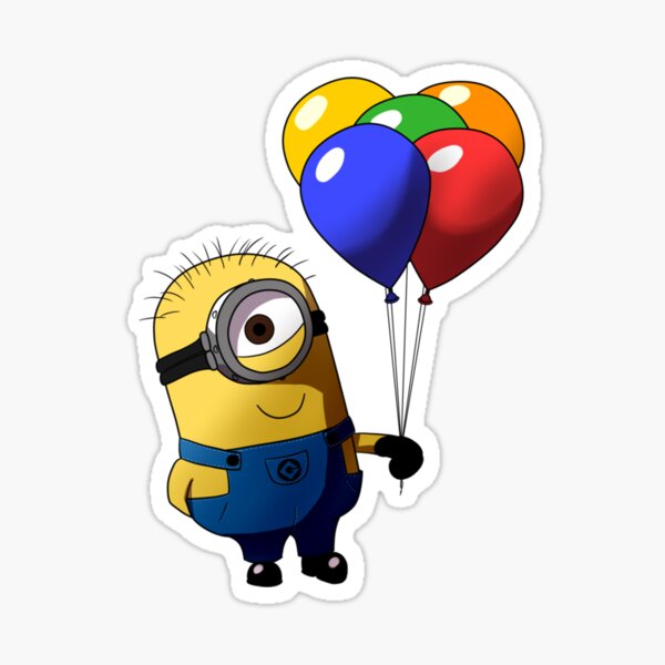 "Stuart The Minion" Sticker by Mahasona | Redbubble