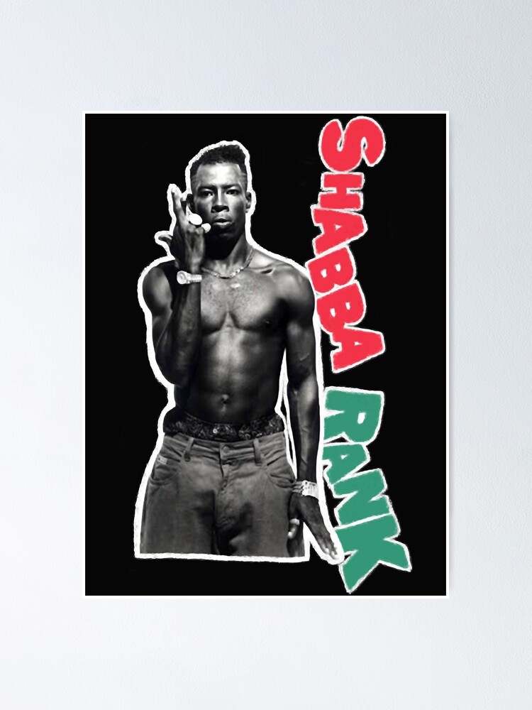 "Vintage Shabba Ranks 90s Jamaican" Poster for Sale by Evrard122344 ...