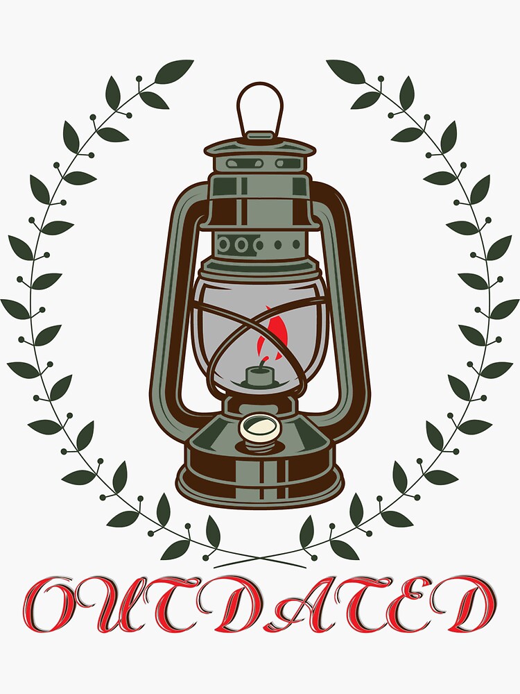 "Outdated lighting " Sticker by Indicator1 | Redbubble