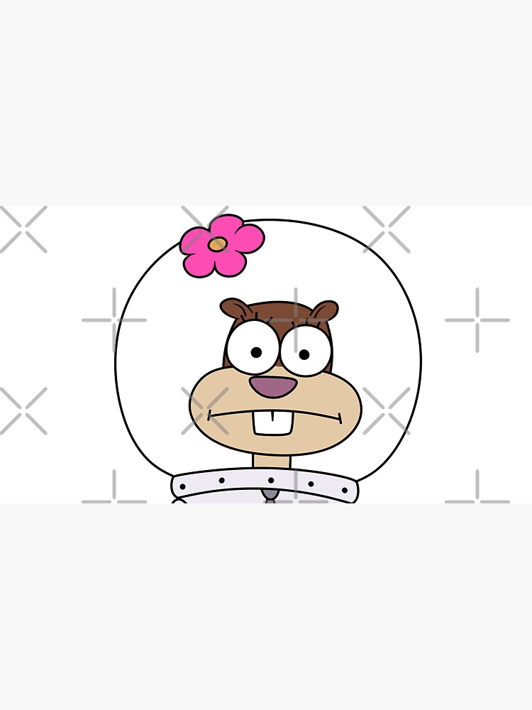"Squirrel Sandy Cheeks from Spongebob stands with his hands folded ...
