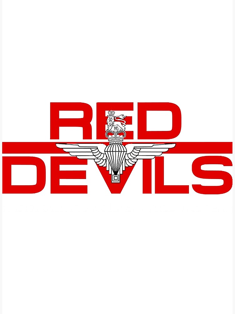 "Mod.1 Red Devils Parachute Team " Poster for Sale by hquynh200 | Redbubble