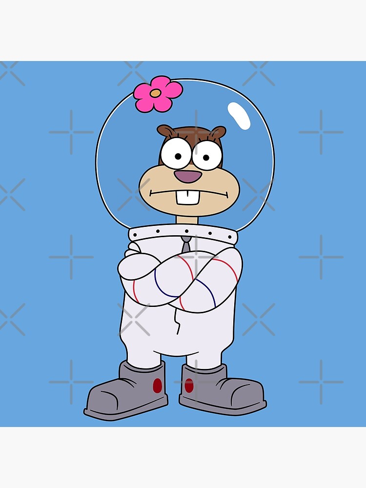 Lámina fotográfica «Squirrel Sandy Cheeks de Bob Esponja está de pie ...