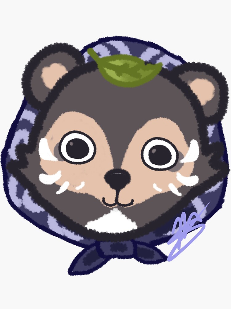"Genshin tanuki" Sticker by Maemaoo | Redbubble