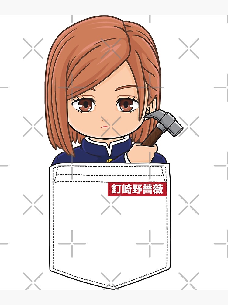 "Kugisaki Nobara Chibi Pocket Gift For Movie Fans" Poster for Sale by ...