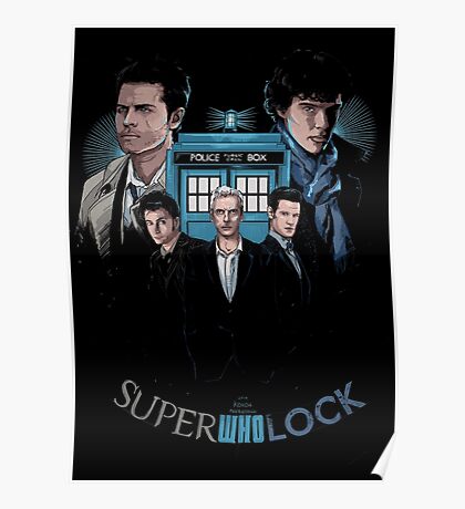Superwholock: Posters | Redbubble