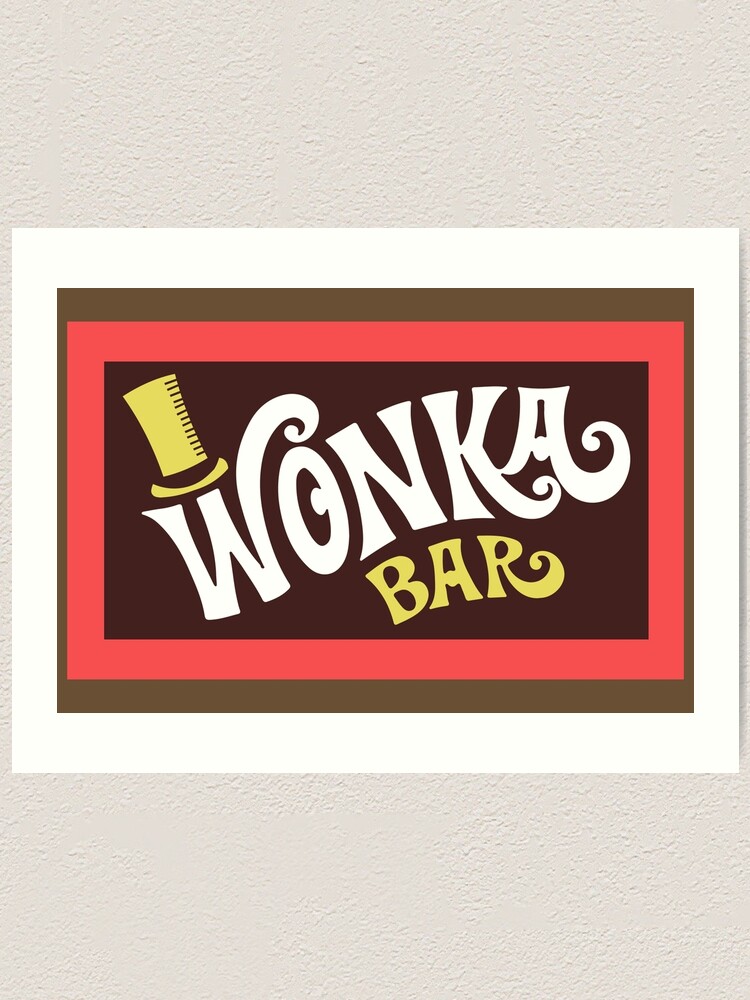 "Willy Wonka Bar Logo" Art Print for Sale by tvshowtshirts | Redbubble
