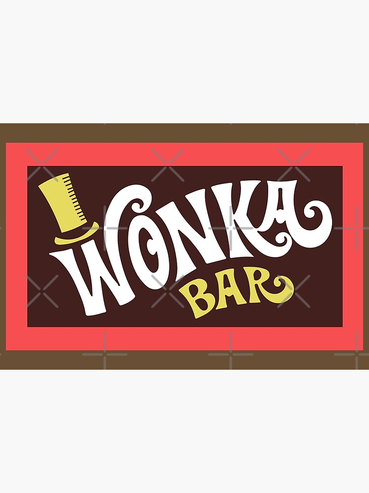 "Willy Wonka Bar Logo" Art Print for Sale by tvshowtshirts | Redbubble