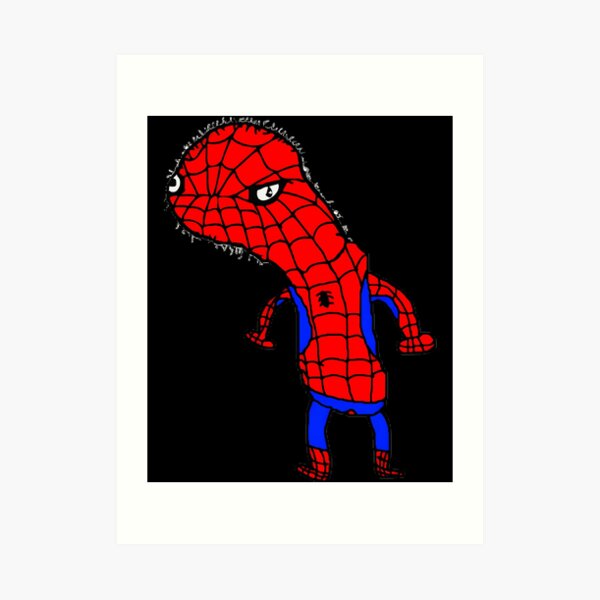 "Spoderman Meme" Art Print for Sale by CarrieCarsonn | Redbubble
