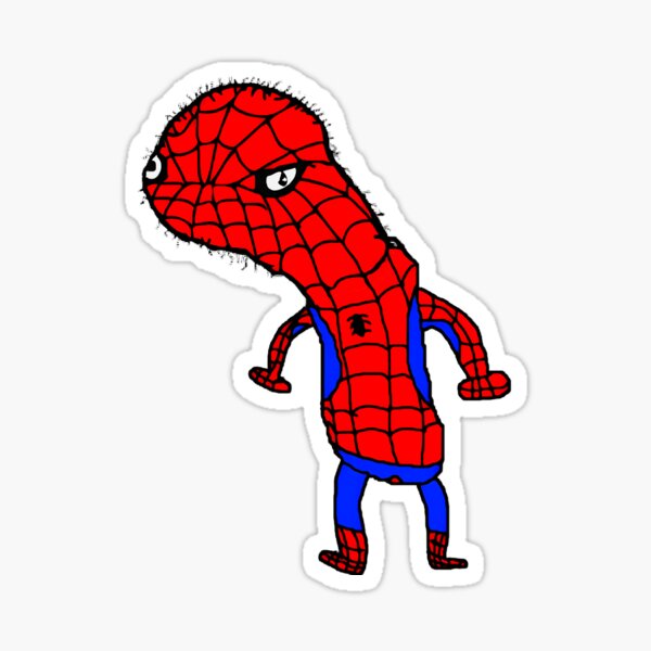 "Spoderman Meme" Sticker by CarrieCarsonn | Redbubble