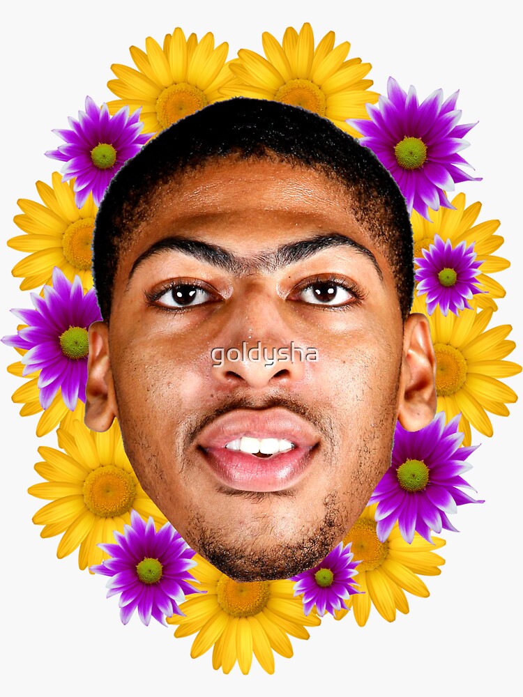 "anthony Davis" Sticker by goldysha | Redbubble