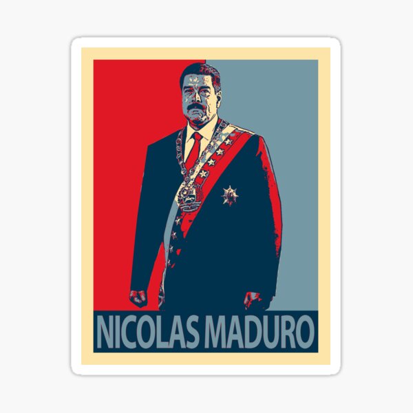 "Nicolas Maduro" Sticker for Sale by Wuando | Redbubble