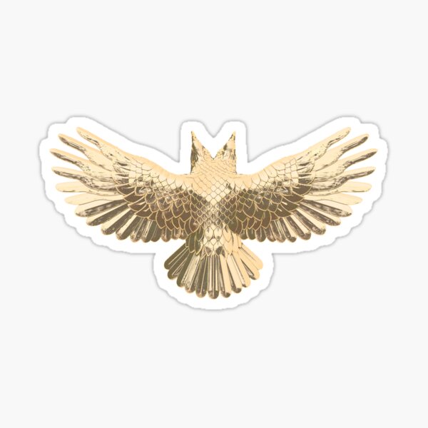 "two - headed golden eagle" Sticker by si3iy | Redbubble