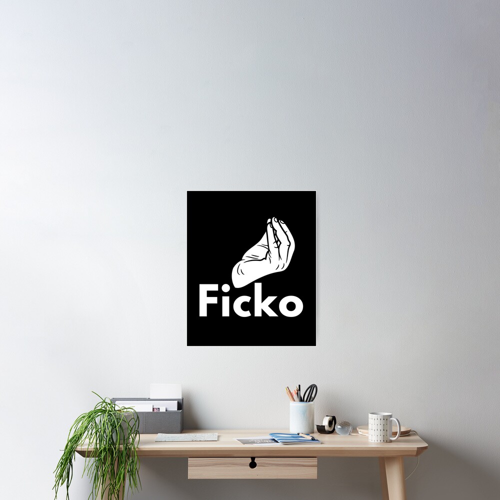 "Ficko Italian Hand Sign" Poster for Sale by laadolcevita | Redbubble
