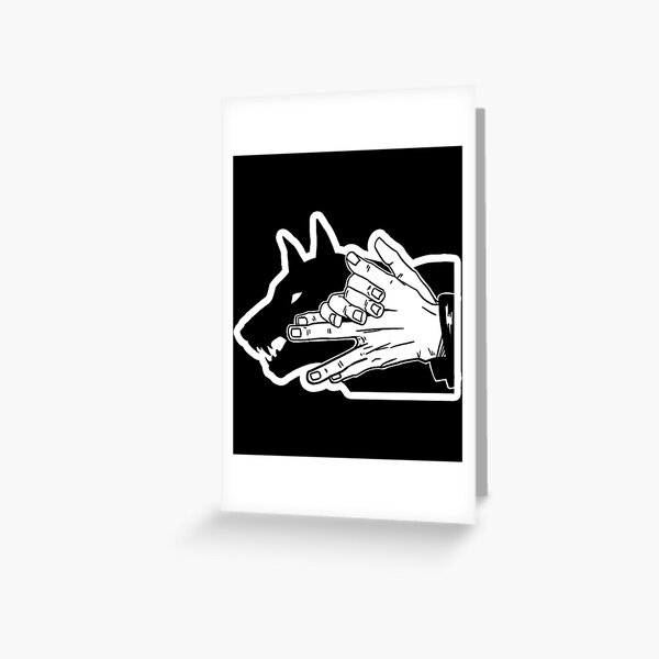 "Divine Dogs JJK Jujutsu Kaisen fan art Sticker" Greeting Card for Sale ...