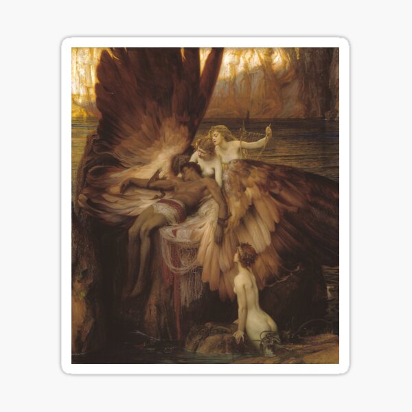 "The Lament of Icarus" Sticker for Sale by IsaCalisi | Redbubble