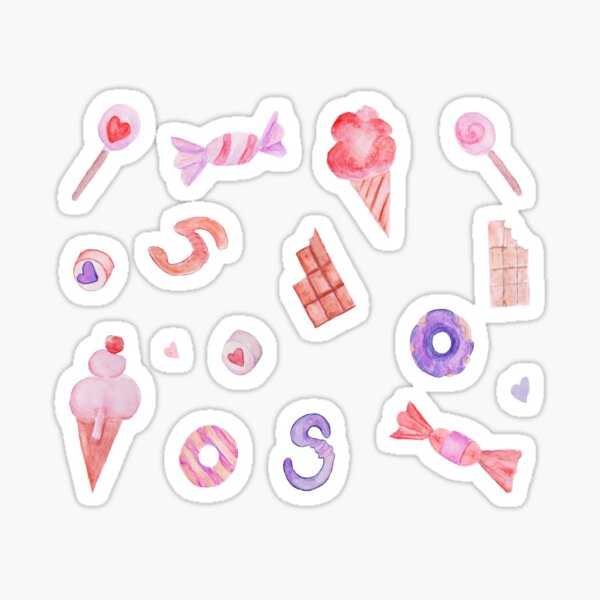 "Sweets " Sticker by Ty-Art-By | Redbubble