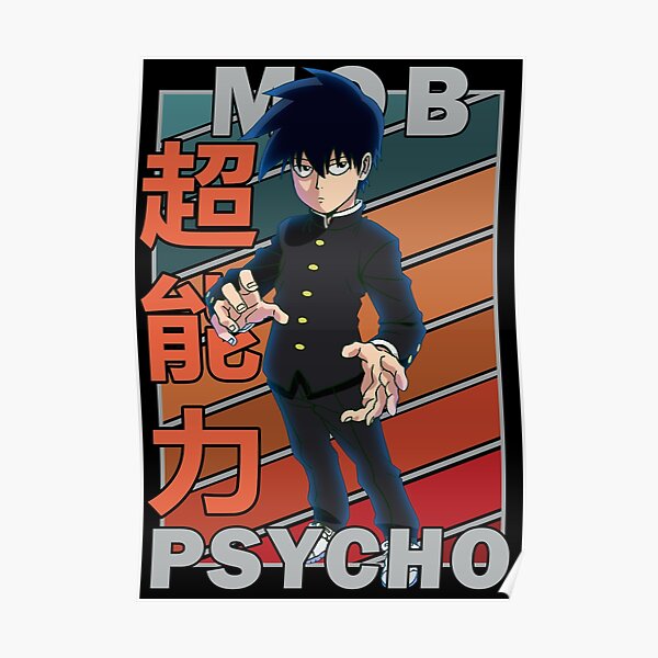 "Ritsu Kageyama Mob Psycho 100 Mobu Saiko Hyaku Vintage Color Palette ...