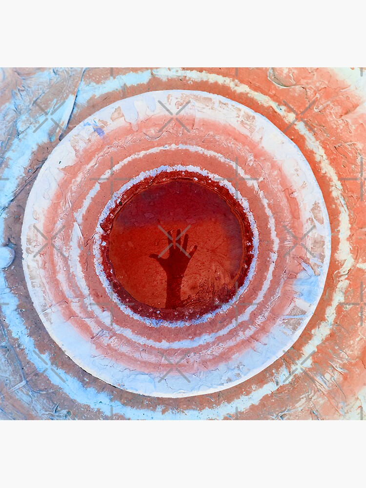 "Red Right Hand" Sticker for Sale by happysanama | Redbubble