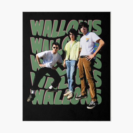 "Great Model Wallows Green Wave Text Cool Graphic Gift" Art Board Print ...