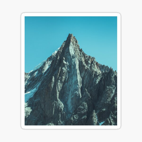 "Minimalistic Mountain Summit" Sticker by piKusiofsky | Redbubble